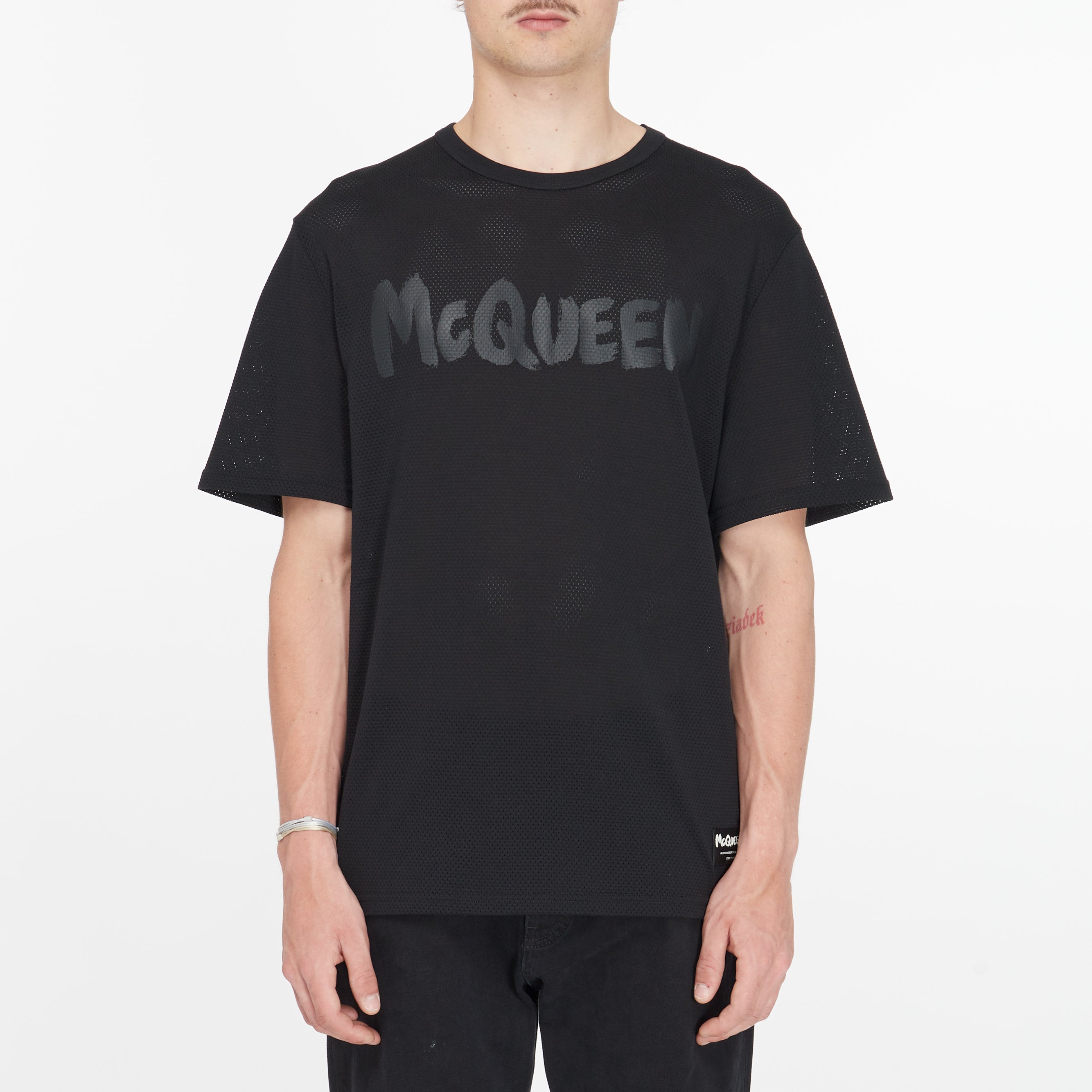Tee Shirt McQueen Graffiti Noir | Lesthete