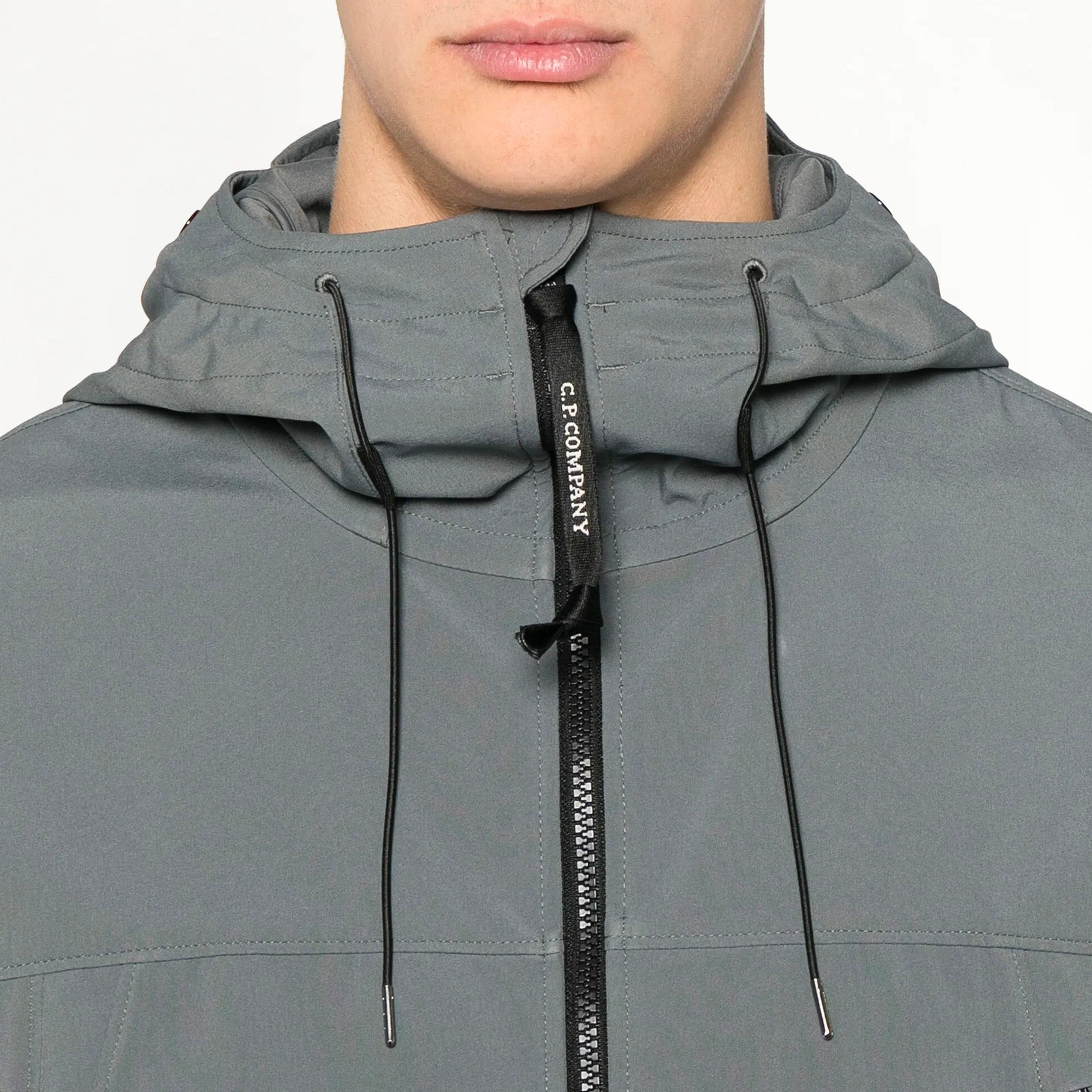 Veste CP Company Shell-R Goggle Smoked Pearl | Lesthete