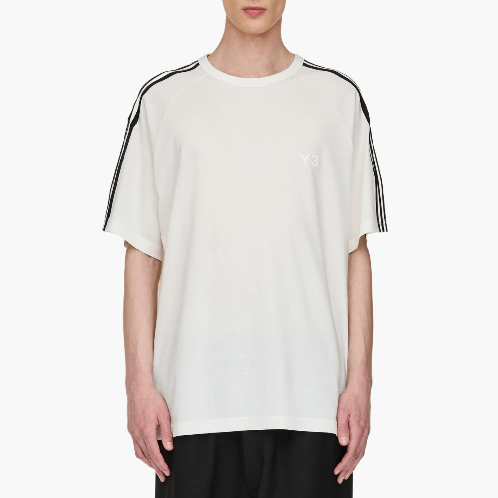 T-shirt 3 bandes Y-3 Core White (JY8187) | Lesthete